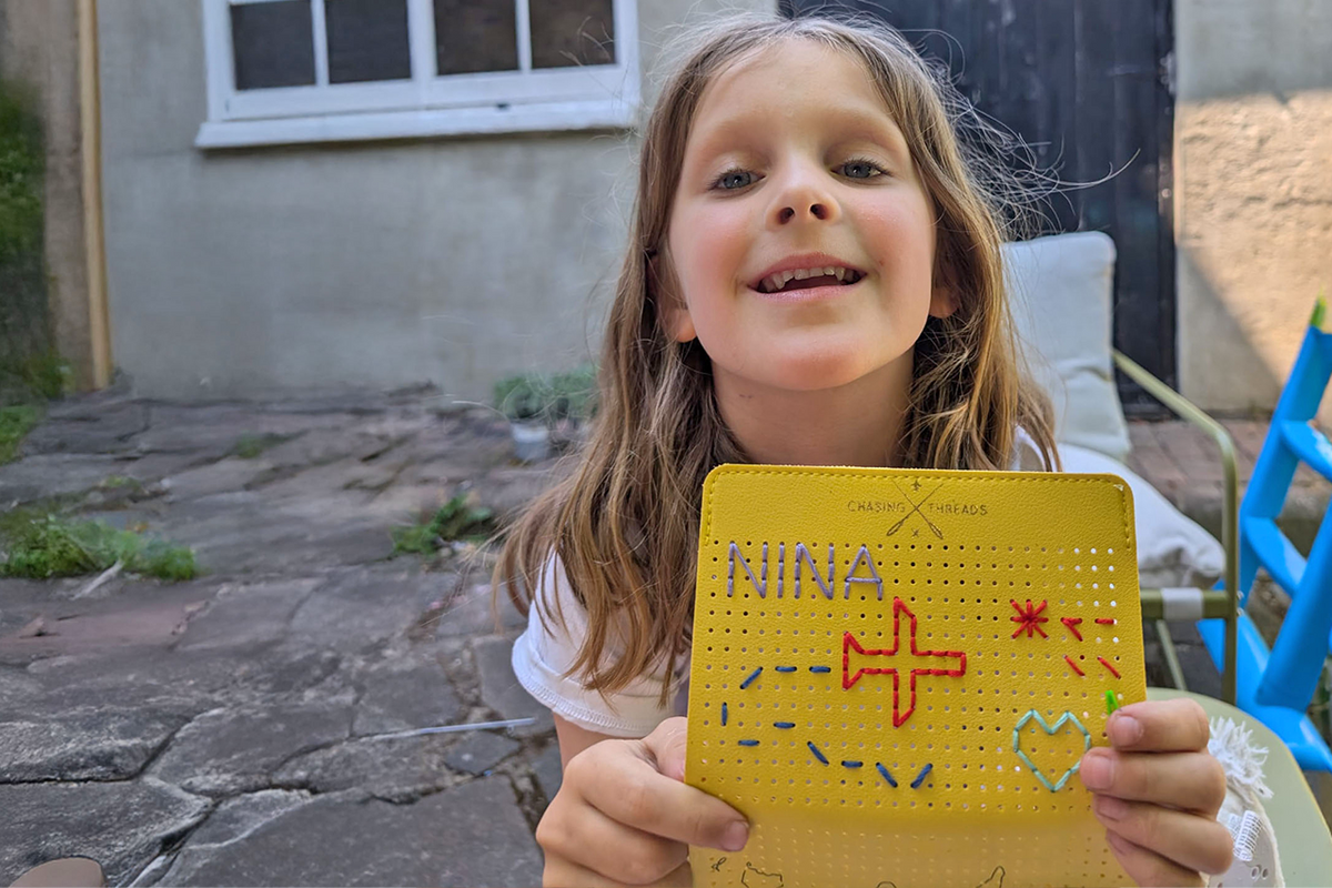 Kids My First Stitch Passport Cover - Yellow (Vegan) – Chasing Threads