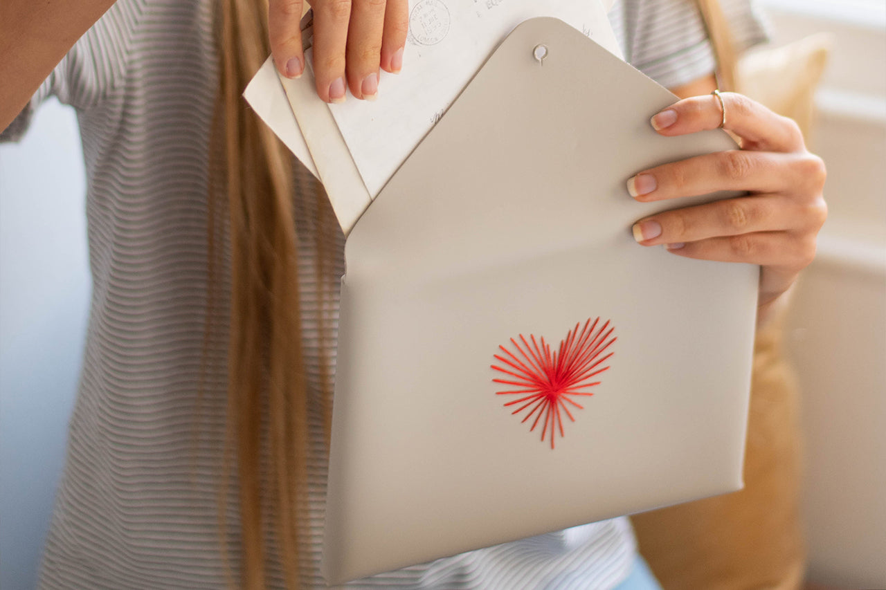 Stitch Heart Strings Envelope Pouch – Chasing Threads